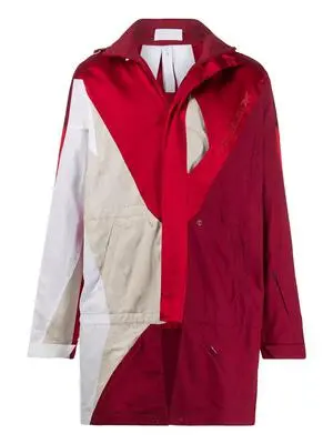 REEBOK Colour Block Raincoat - Red