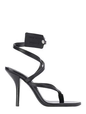 OFF-WHITE Zip-Tie Tag Strappy Sandals