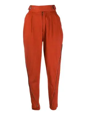 Issey Miyake 1980s High-waist Trousers - Orange