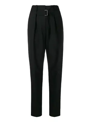 Givenchy Pleated High-rise Trousers - Black
