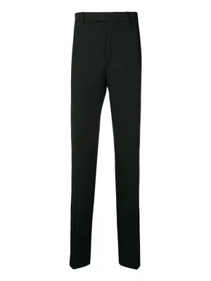 Calvin Klein Tartan Stripe Trousers - Black
