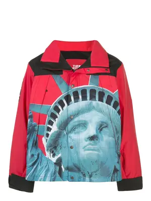 Supreme X The North Face Statue Of Liberty Mountain Jacket - Red