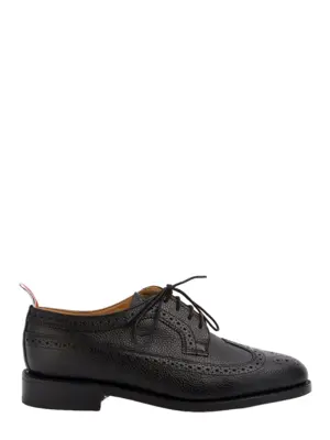 THOM BROWNE Thom Browne Grain-Textured Leather Oxfords