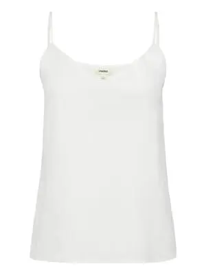 L'Agence V-neck Top - White