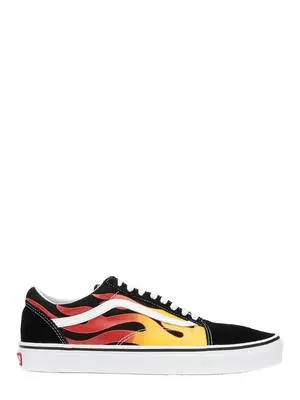 VANS Flame Old Skool Sneakers - Black