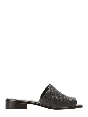 STUDIO CHOFAKIAN Trama Mules - Black