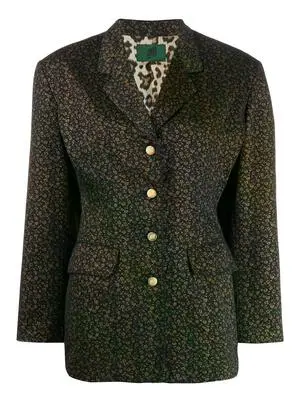 JEAN PAUL GAULTIER Floral Print Blazer - Blue