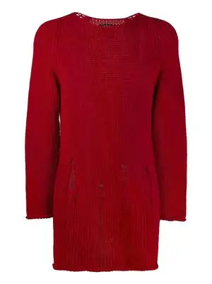 Comme Des Garçons 2003 Oversized Jumper - Red