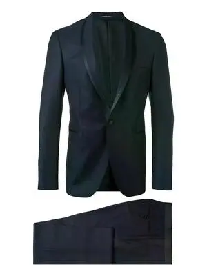 Tagliatore Shawl Lapel Two-piece Suit - Blue