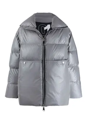 Khrisjoy Loose-fit Padded Coat - Grey