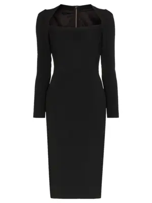 DOLCE & GABBANA Dolce & Gabbana Square-Neck Midi Dress