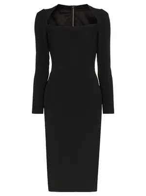 DOLCE & GABBANA Dolce & Gabbana Square-Neck Midi Dress