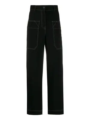 ALBERTO BIANI Straight-Leg Trousers