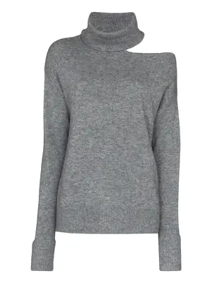 Paige Raundi Cutout Jumper - Grey