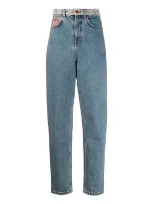 Philosophy Di Lorenzo Serafini High-waisted Mom Jeans - Blue