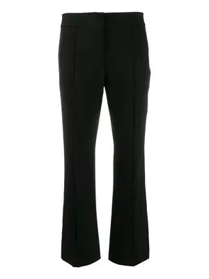 DOROTHEE SCHUMACHER Dorothee Schumacher Black Welt Detail Cropped Trousers