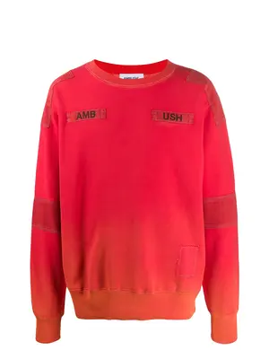AMBUSH Stitched Logo Sweatshirt - Orange