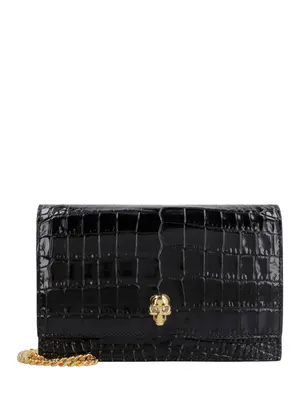Alexander McQueen Skull Crossbody Bag - Black