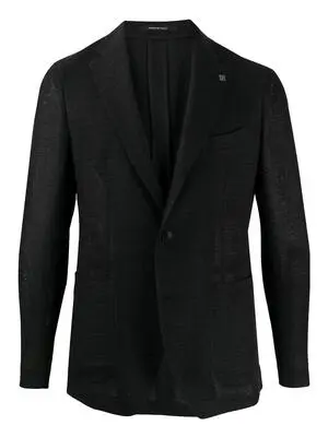 Tagliatore Single-breasted Fitted Blazer - Black