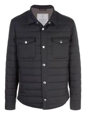 Brunello Cucinelli Slim-fit Padded Jacket - Blue