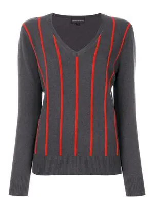 Cashmere In Love Sanem Striped Jumper - Grey