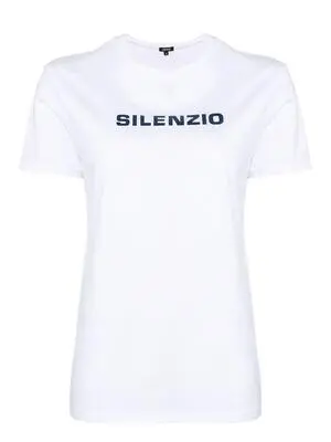 Aspesi Silenzio Print T-shirt - White