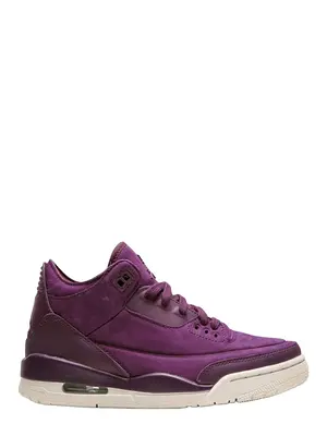 JORDAN 3 Retro Bordeaux Sneakers - Purple