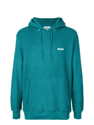 PALACE Pipe Up Logo-embroidered Hoodie - Blue