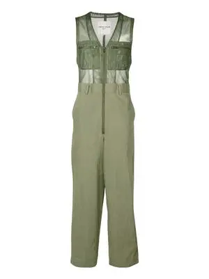 Comme Des Garçons Zipped Jumpsuit - Green