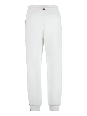 Thom Browne Rwb-stripe Track Pants - White