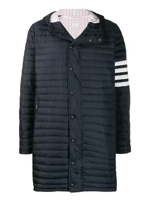Thom Browne 4-bar Padded Coat - Blue