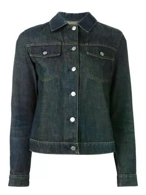 Helmut Lang 1999 Raw Denim Jacket - Blue