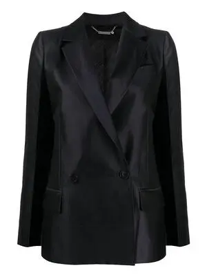 Givenchy Double-breasted Plain Blazer - Blue