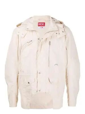 DIESEL® X A-cold-wall Multi-pocket Hooded Jacket - Neutrals