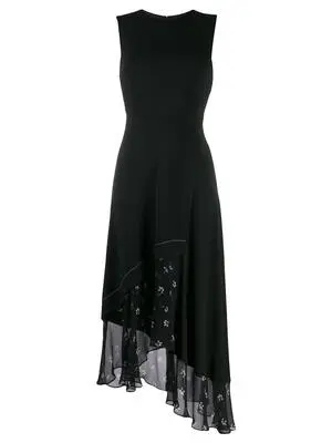 MARKUS LUPFER Markus Lupfer Sleeveless Floral Trim Shift Dress