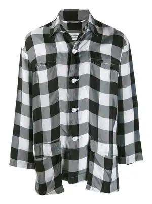 Comme Des Garçons Checked Lightweight Shirt - Black