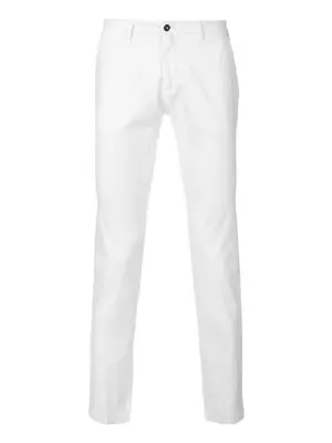 BRIGLIA 1949 Slim-fit Chino Trousers - White