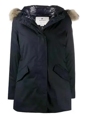 Woolrich Padded Parka Coat - Blue