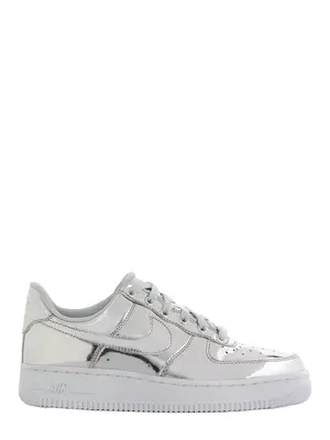Nike Air Force 1 Sp Metallic Chrome Sneakers - Silver