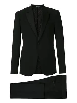 Emporio Armani Fitted Two-piece Suit - Black