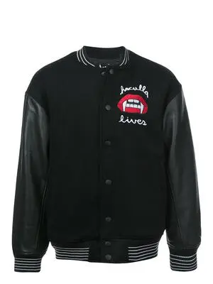 HACULLA. Lost Breed Patch Bomber Jacket - Black