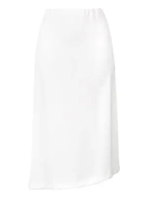 POIRET Asymmetric Midi Skirt