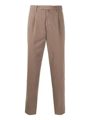 DELL'OGLIO Tailored Trousers - Brown