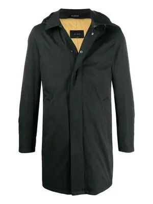 DELL'OGLIO Marvin Hooded Coat - Black