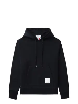 Thom Browne Rwb Stripe Loopback Hoodie - Blue