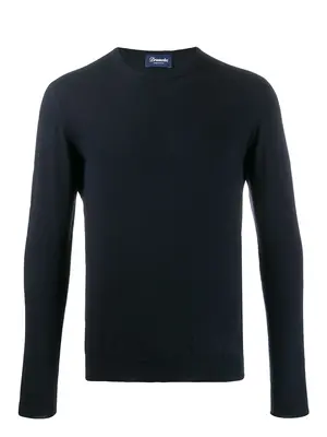 DRUMOHR Crew-neck Cashmere Sweater - Blue