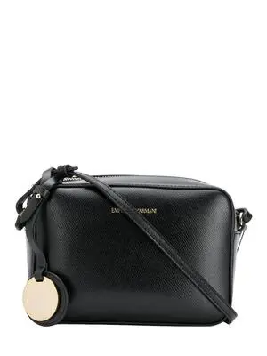 Emporio Armani Textured Camera Bag Black