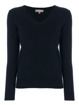 N.PEAL N.Peal Cashmere V-Neck Jumper