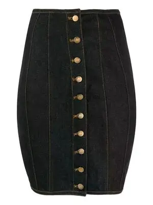 JEAN PAUL GAULTIER 1992 Denim Corset Skirt