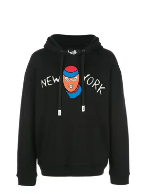 HACULLA. New York Robber Hoodie - Black